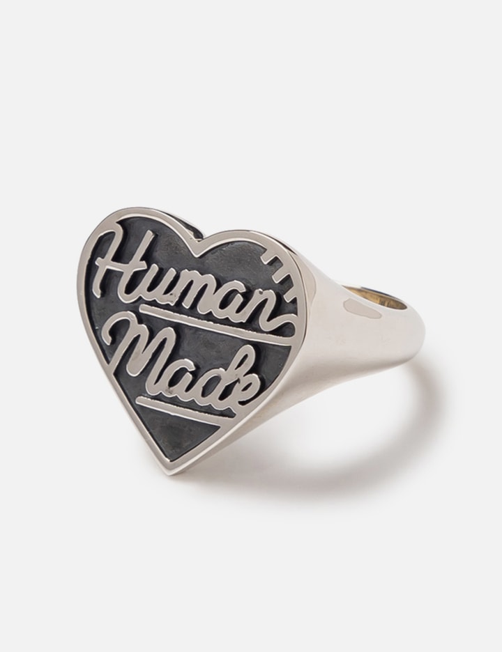 Human Made - HEART SILVER RING | HBX - Globally Curated Fashion and ...