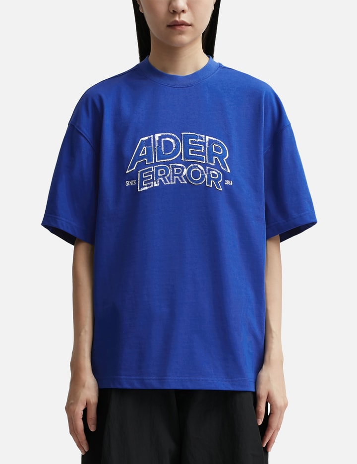 Ader Error - LOGO APPLIQUE T-SHIRT | HBX - Globally Curated Fashion and ...