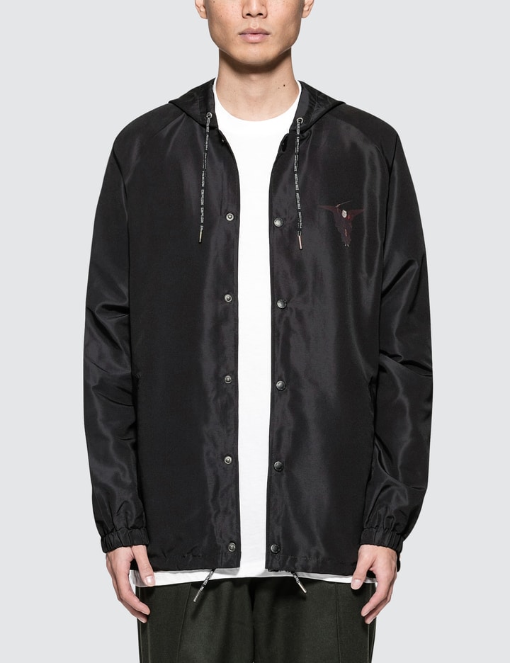 RIPNDIP - Hell Pit Hooded Coach Jacket | HBX - Globally Curated Fashion and Lifestyle by Hypebeast