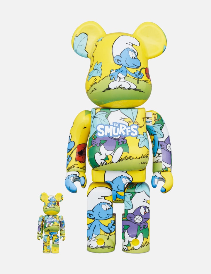 Medicom Toy - BE@RBRICK The Smurfs The Purple Smurfs 100% & 400% | HBX
