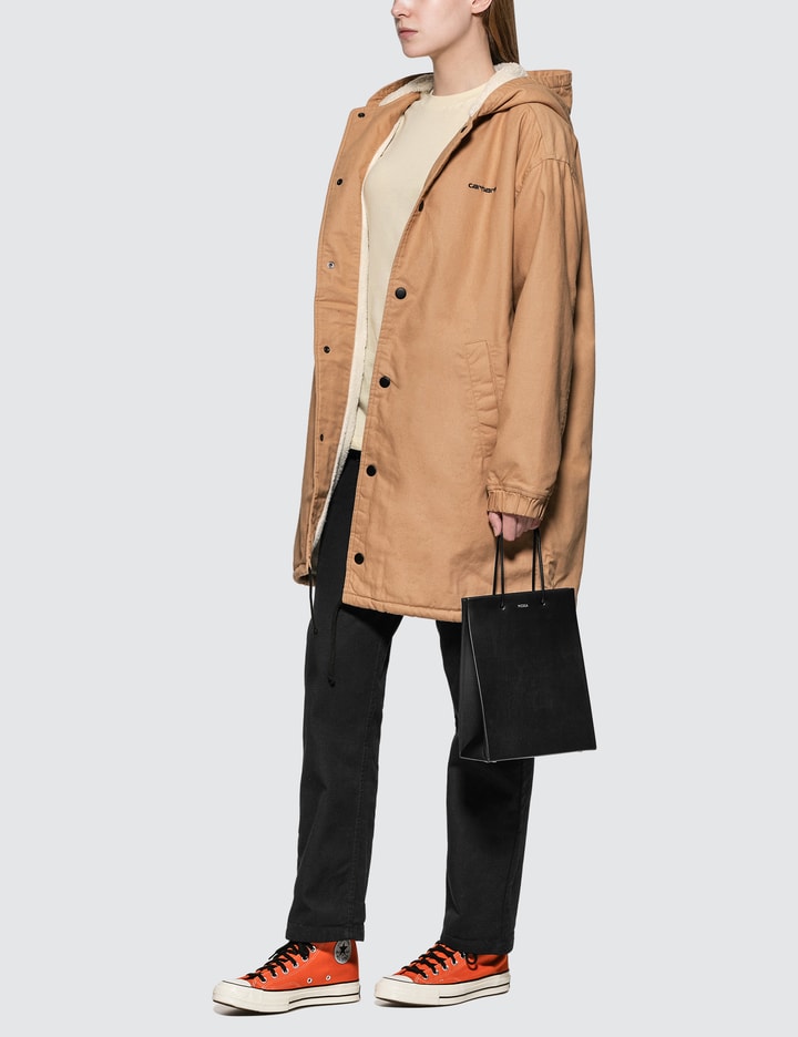 Carhartt Work In Progress - Hooded Script Coach Jacket | HBX - Globally ...
