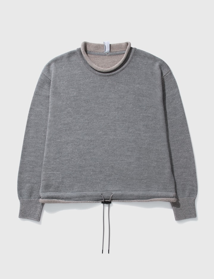 POLIQUANT - THE DOUBLE-FACE KNIT PULLOVER | HBX