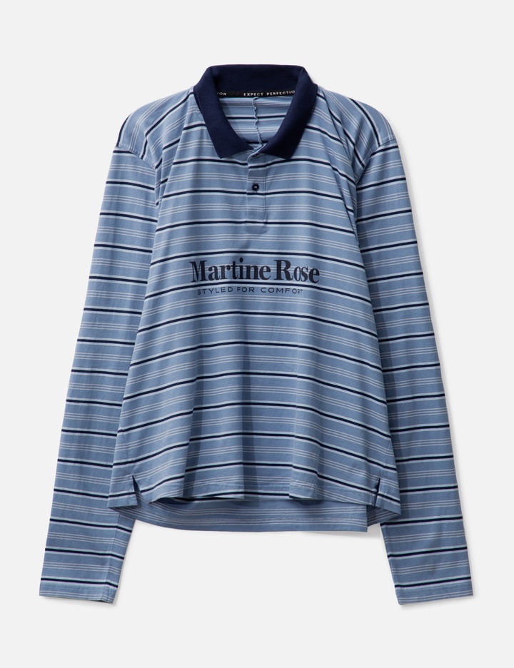 Martine Rose - Long Sleeve Pulled Neck Polo | HBX
