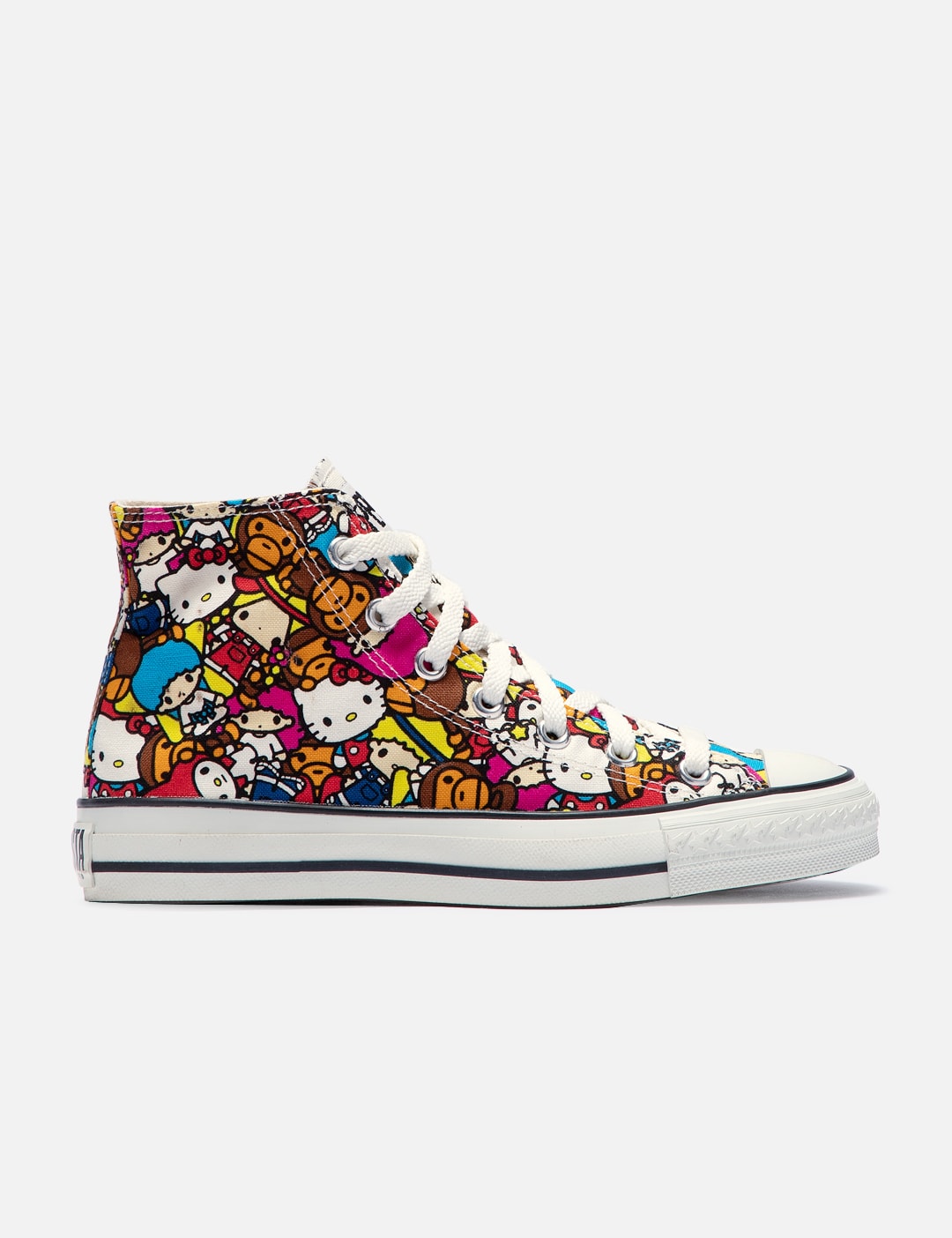 BAPE BAPE X SANRIO CONVERSE HIGH TOP HBX Globally Curated Fashion And ...