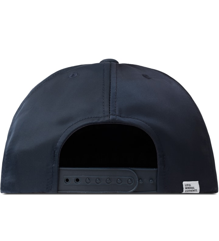 LIFUL - Navy Minimal Garment Snapback Cap | HBX - Globally Curated ...