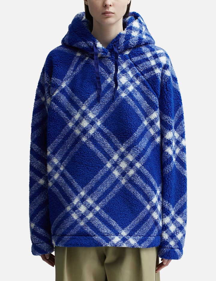 Burberry - Check Fleece Hoodie | HBX - Globally Curated Fashion and ...