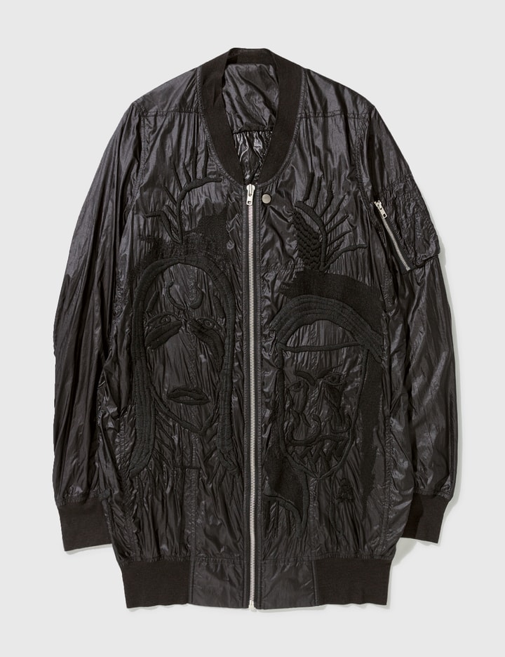 Rick Owens - Rick Owens Embroidery Nylon Bomber Jacket | HBX - HYPEBEAST 為您搜羅全球潮流時尚品牌