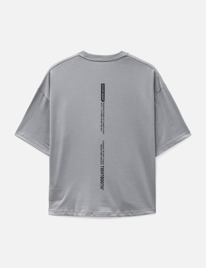 GOOPiMADE - "GMT-01T" Super Wide Logo T-Shirt | HBX