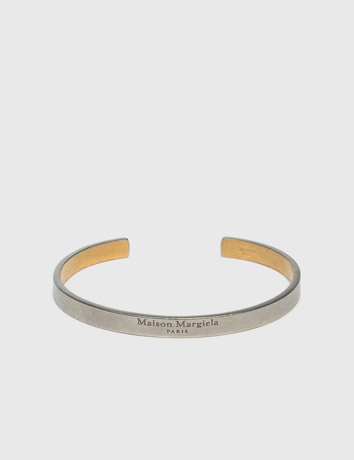 Maison Margiela - Logo Cuff Bracelet | HBX - Globally Curated Fashion ...