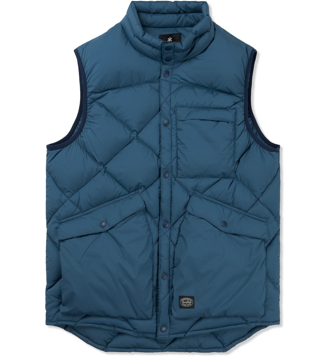 Snow Peak - Blue Down Vest | HBX - Globally Curated Fashion and ...