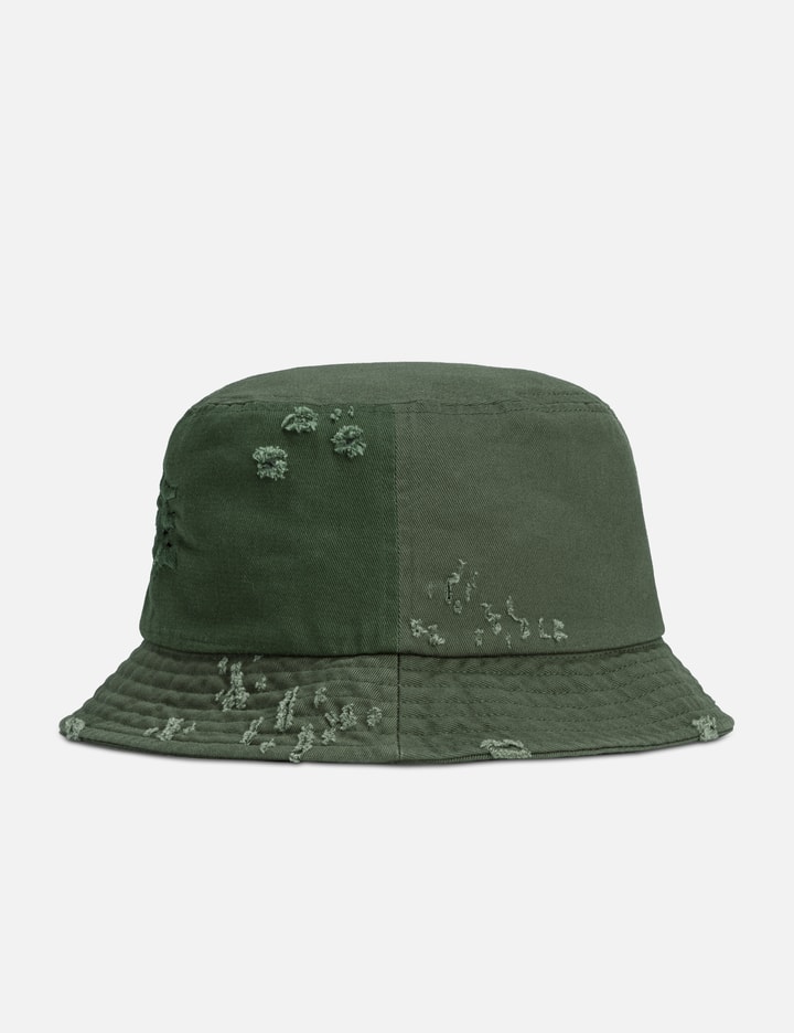 Dime - Split Distressed Bucket Hat | HBX - Globally Curated Fashion and ...