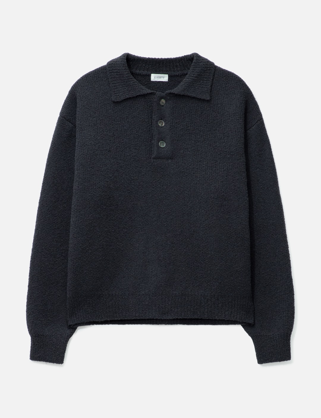 CLESSTE - Slub Pile Knit Polo | HBX