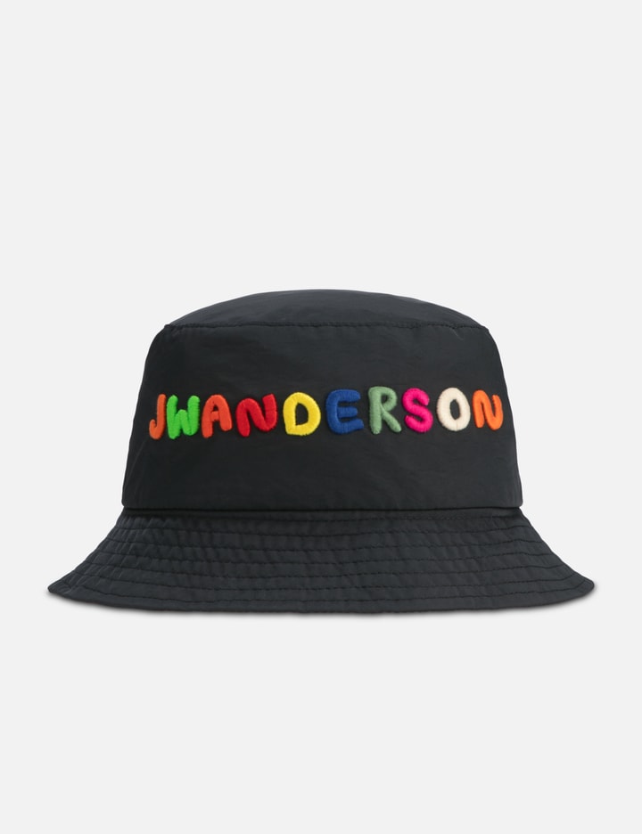 JW Anderson - Bucket Hat With Logo | HBX - Globally Curated Fashion and ...