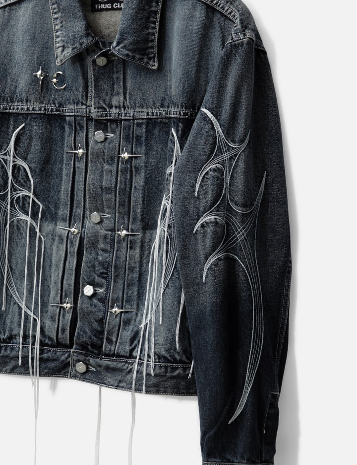 THUG CLUB - Tribal Tree Denim Jacket | HBX - HYPEBEAST 為您搜羅全球潮流時尚品牌