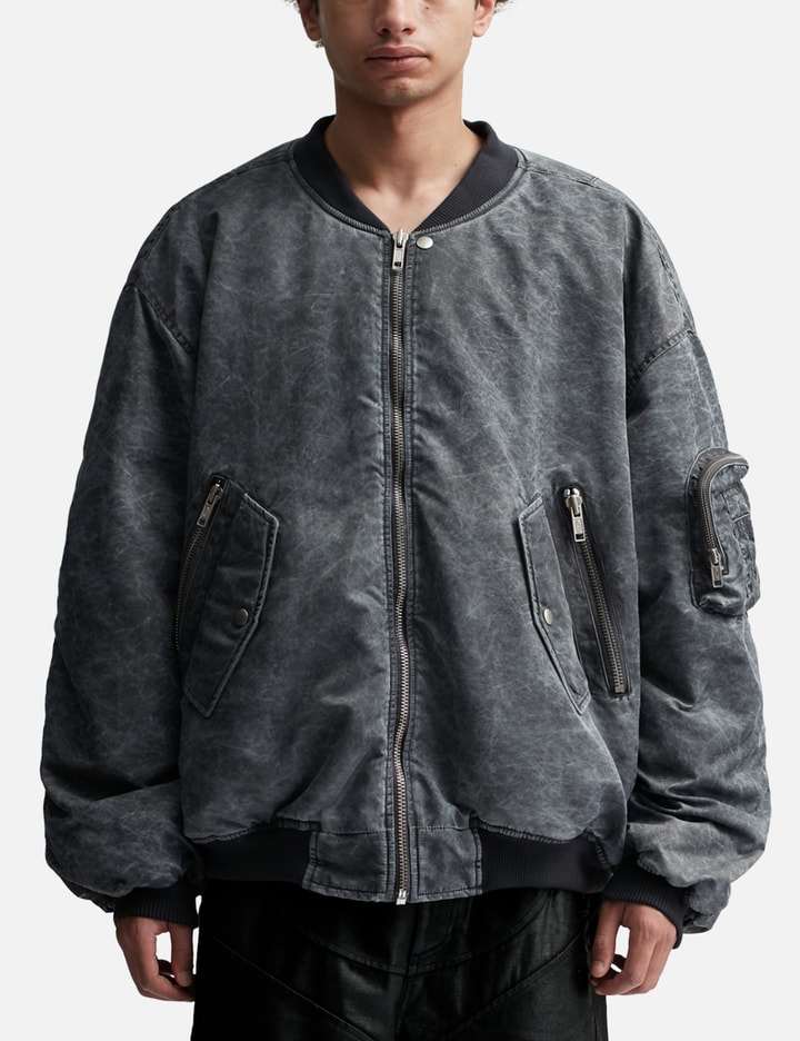 GRAILZ - RIPPLE WASHED MA-1 JACKET | HBX
