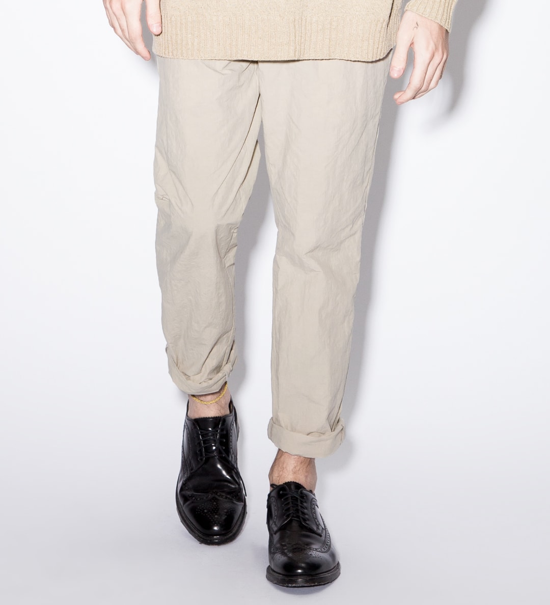 Minotaur - Beige Wrinkles Slacks | HBX - Globally Curated Fashion and ...