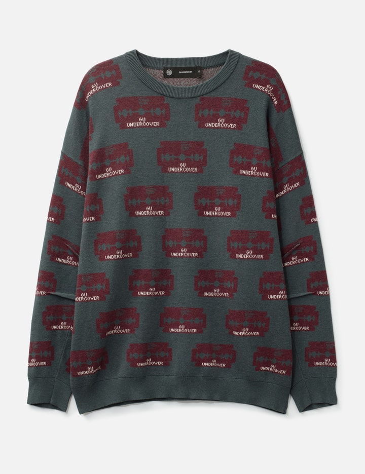 Undercover GU Razor Blade Sweater - Multicolor, excellent condition and ...
