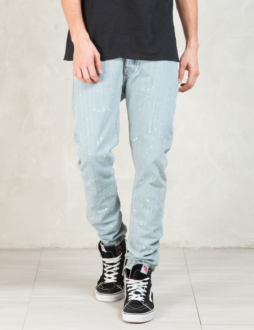 10.Deep - Blue Paint Splash Denim | HBX - Globally Curated Fashion and ...