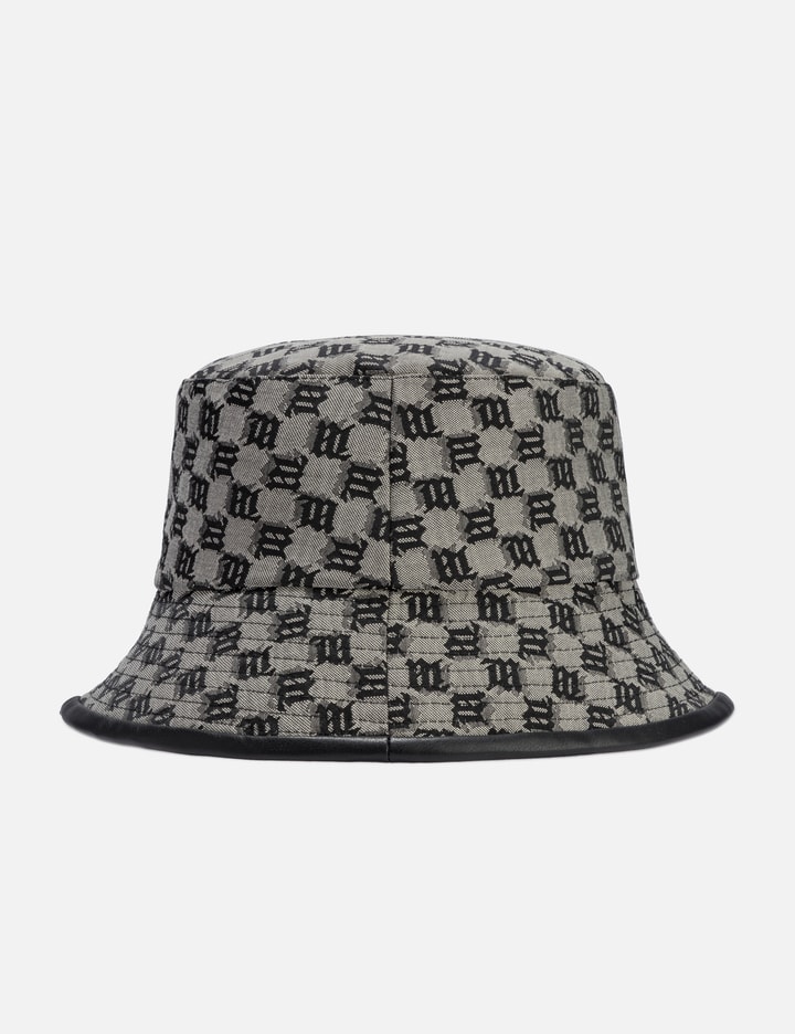 Misbhv - Leather-Trimmed Monogram Bucket Hat | HBX - Globally Curated ...