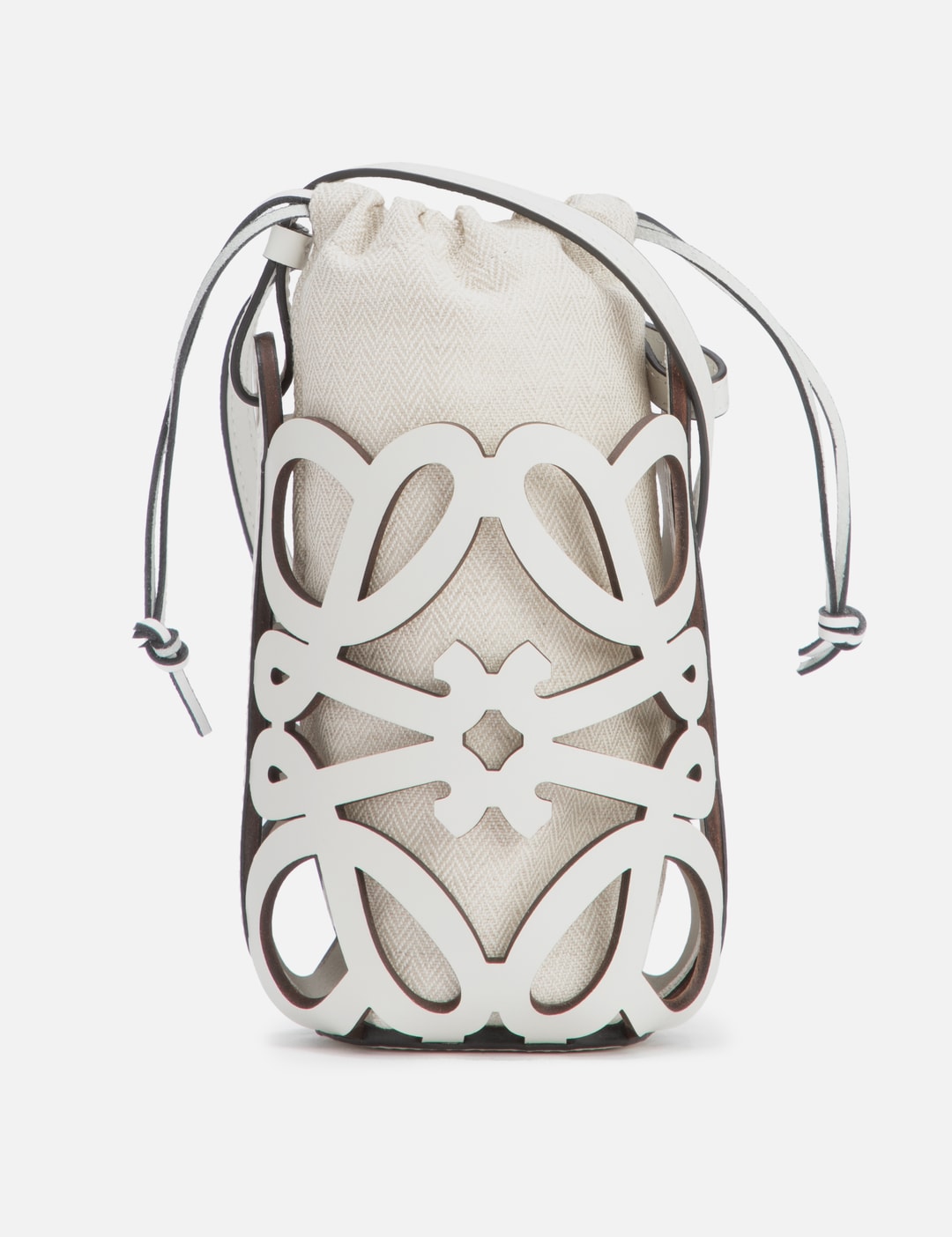 Loewe - Anagram Cut-Out Pocket In Classic Calfskin And Canvas | HBX ...