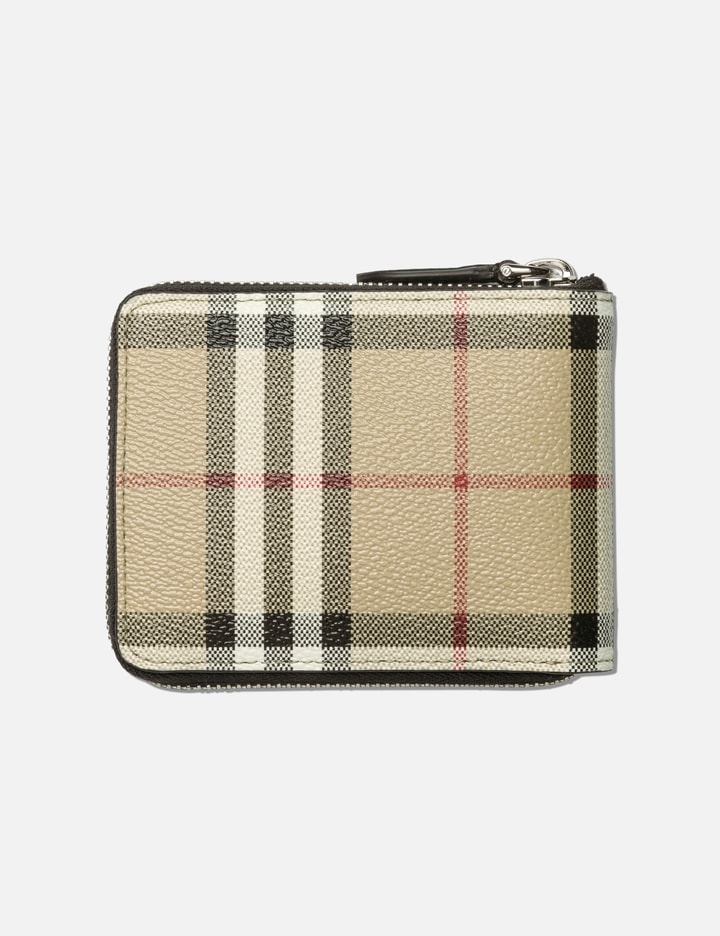 Burberry - Check Ziparound Wallet | HBX