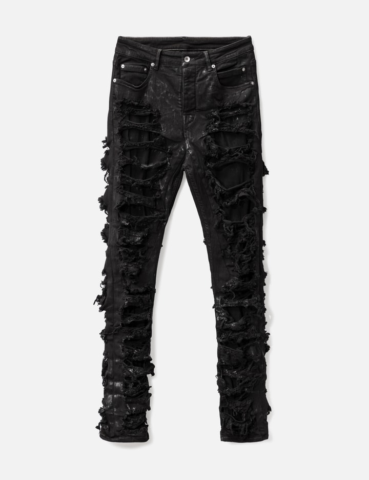 Rick Owens Drkshdw - Slashed Detroit Cut Jeans | HBX