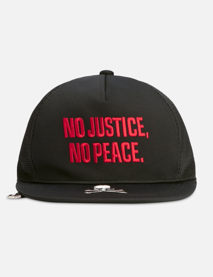 Mastermind World - JUSTICE TRUCKER HAT | HBX - HYPEBEAST 為您搜羅全球潮流時尚品牌
