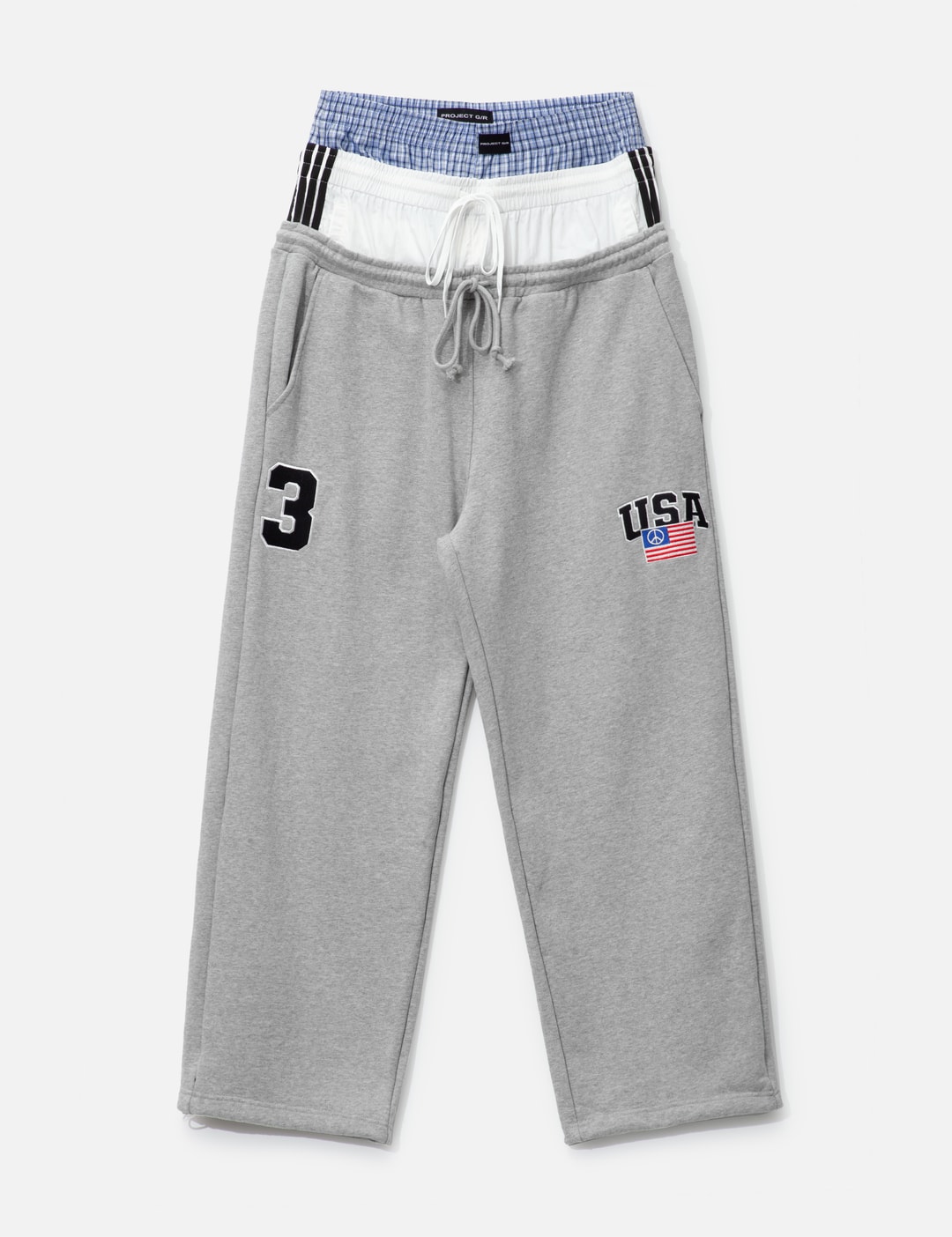 PROJECT G/R - 3 Layered Sweatpants | HBX