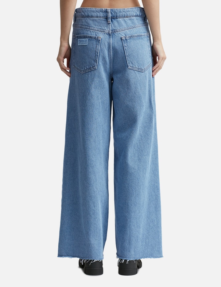 Ganni - Heavy Denim Wide Drawstring Jeans | HBX