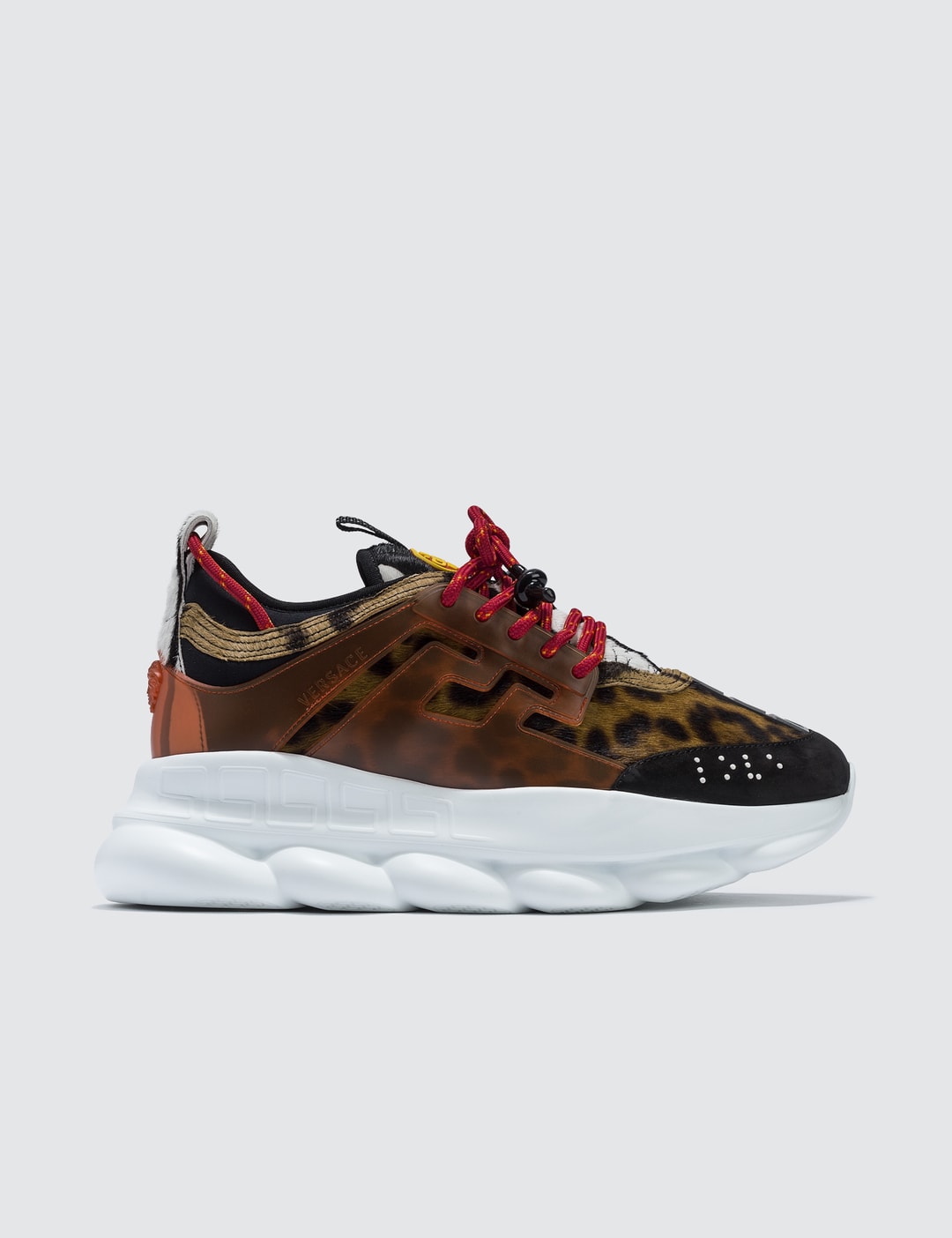 Versace - Leopard Chain Reaction Sneakers | HBX - Globally Curated ...