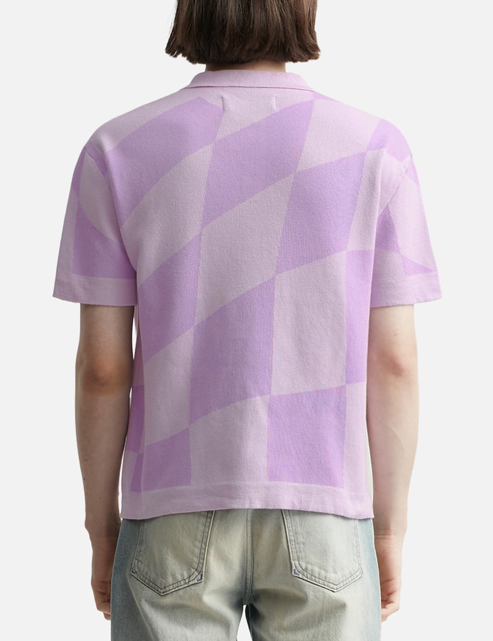 Metalwood Studio - CHECKERED KNIT POLO SHIRT | HBX - Globally Curated ...