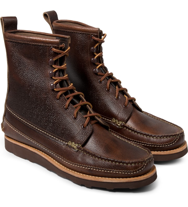 Yuketen - SG Brown Maine Guide DB Boots | HBX - Globally Curated ...