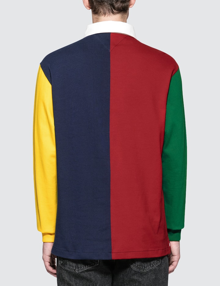 Tommy Jeans - 90s Colorblock Rugby Shirt | HBX - Globally Curated ...