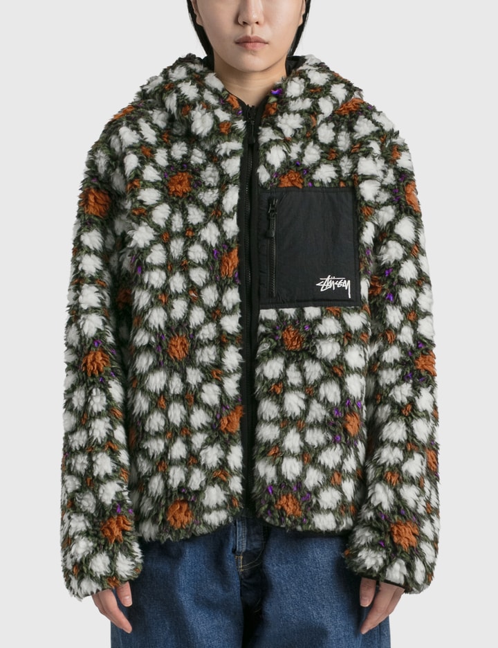Stüssy - Pattern Sherpa Reversible Jacket | HBX - Globally Curated ...