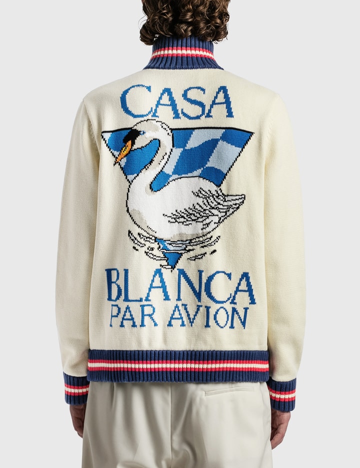 Casablanca - Swan Zip-Up Jacket | HBX - Globally Curated Fashion and ...