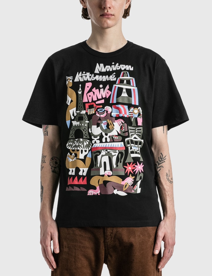 Maison Kitsuné - Bill Rebholz Paris Classic T-Shirt | HBX - HYPEBEAST 為 ...
