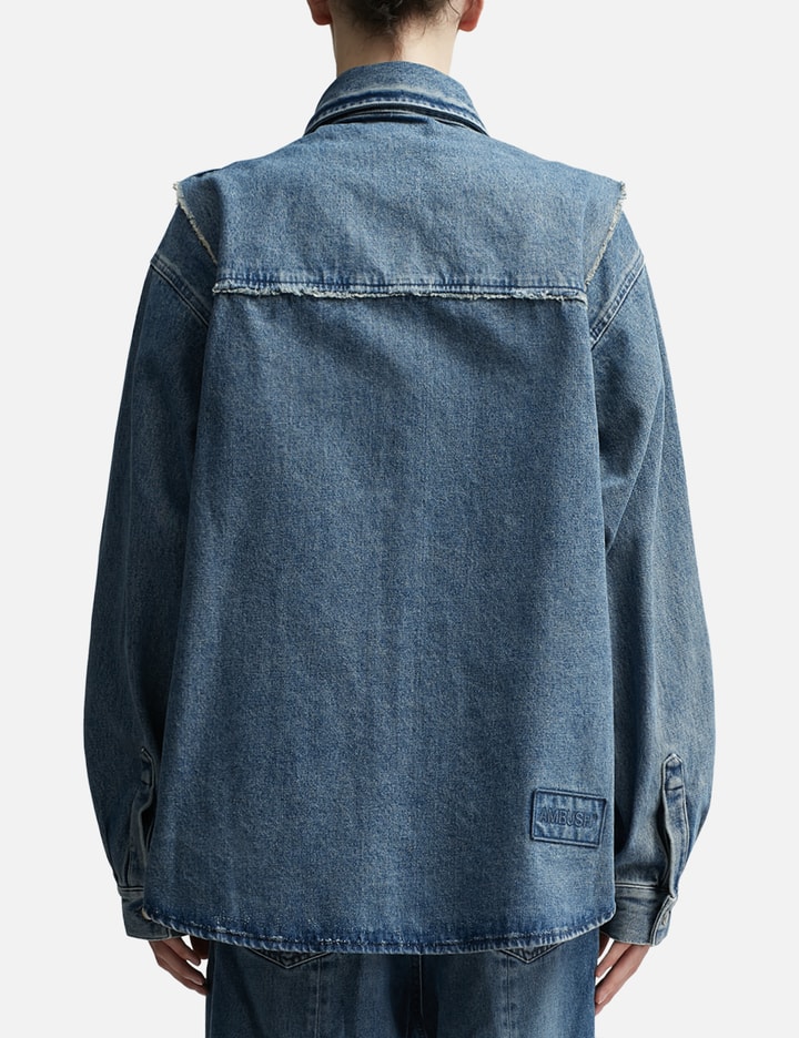 AMBUSH® - Layered Denim Shirt | HBX - Globally Curated Fashion and ...