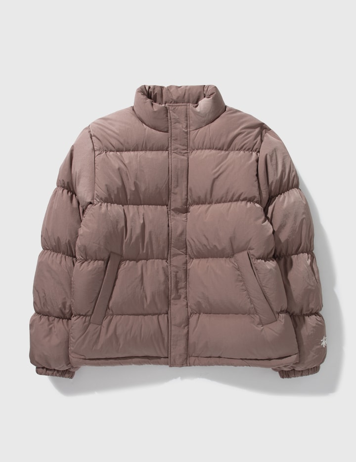Stussy Ripstop Down Puffer Jacket In Red | ModeSens