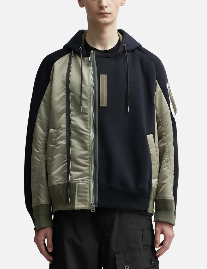 Sacai - Sponge Sweat Blouson | HBX - Globally Curated Fashion and Lifestyle by Hypebeast