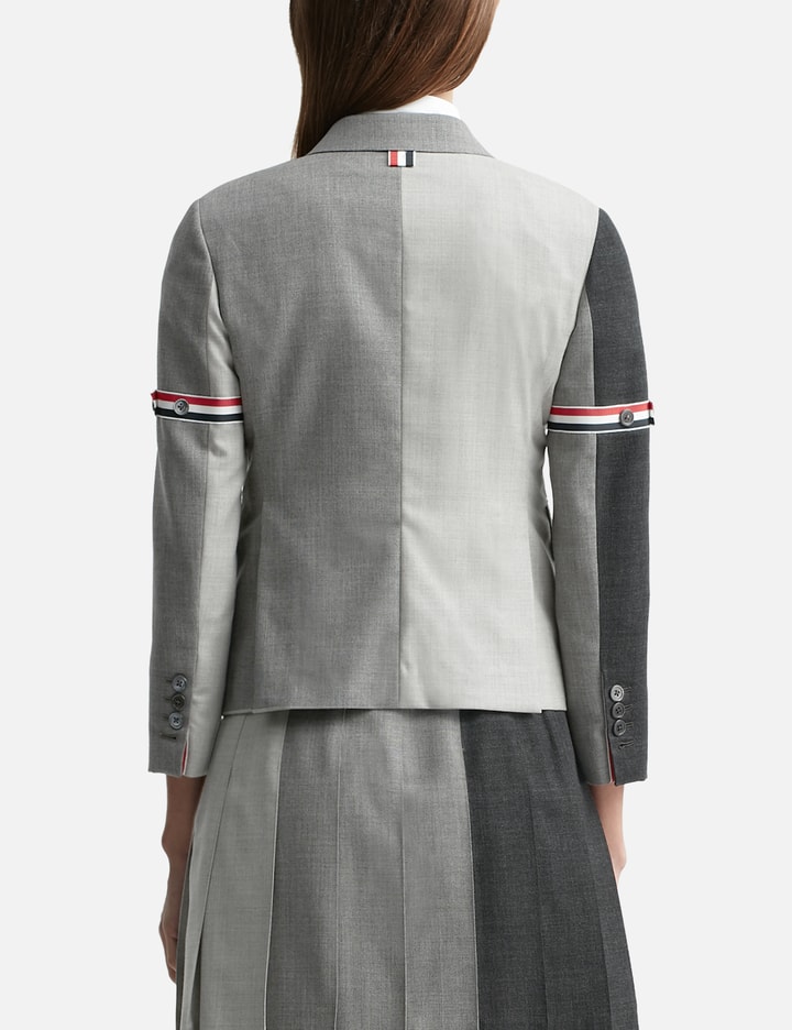 Thom Browne - Grey Fun-Mix Wool 2 Ply Fresco High Armhole Jacket | HBX
