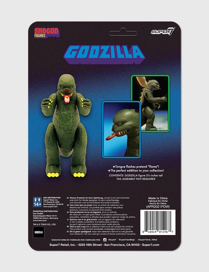 Super 7 - Godzilla ReAction Figure - Shogun | HBX - Globally Curated ...