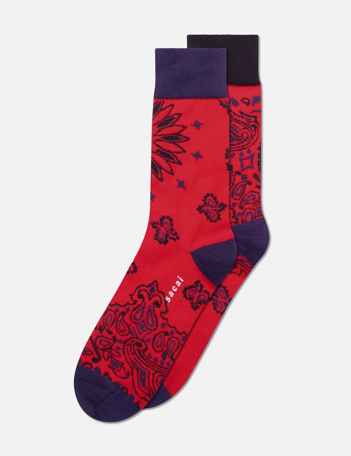 Sacai - Bandana Socks | HBX