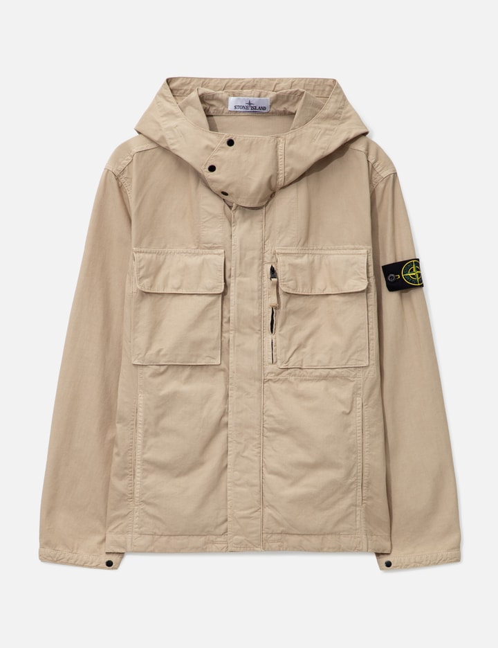 Stone Island - Canvas Weave Cotton Hooded Field Jacket | HBX