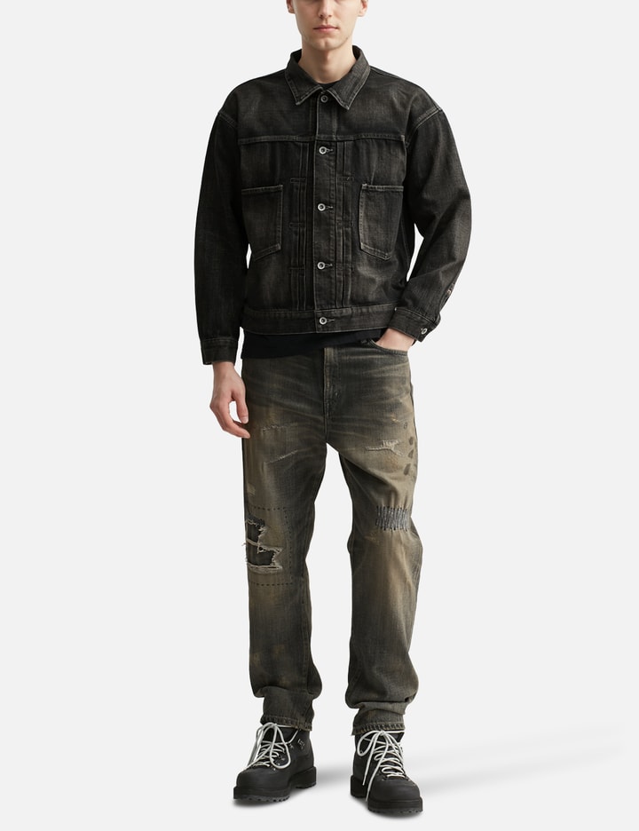 NEIGHBORHOOD - WASHED DENIM TYPE-2 JACKET | HBX - Globally Curated ...