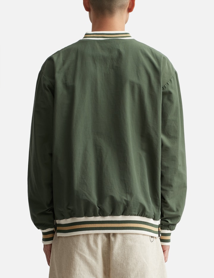 Malbon Golf Varsity Nylon Pullover In Green | ModeSens