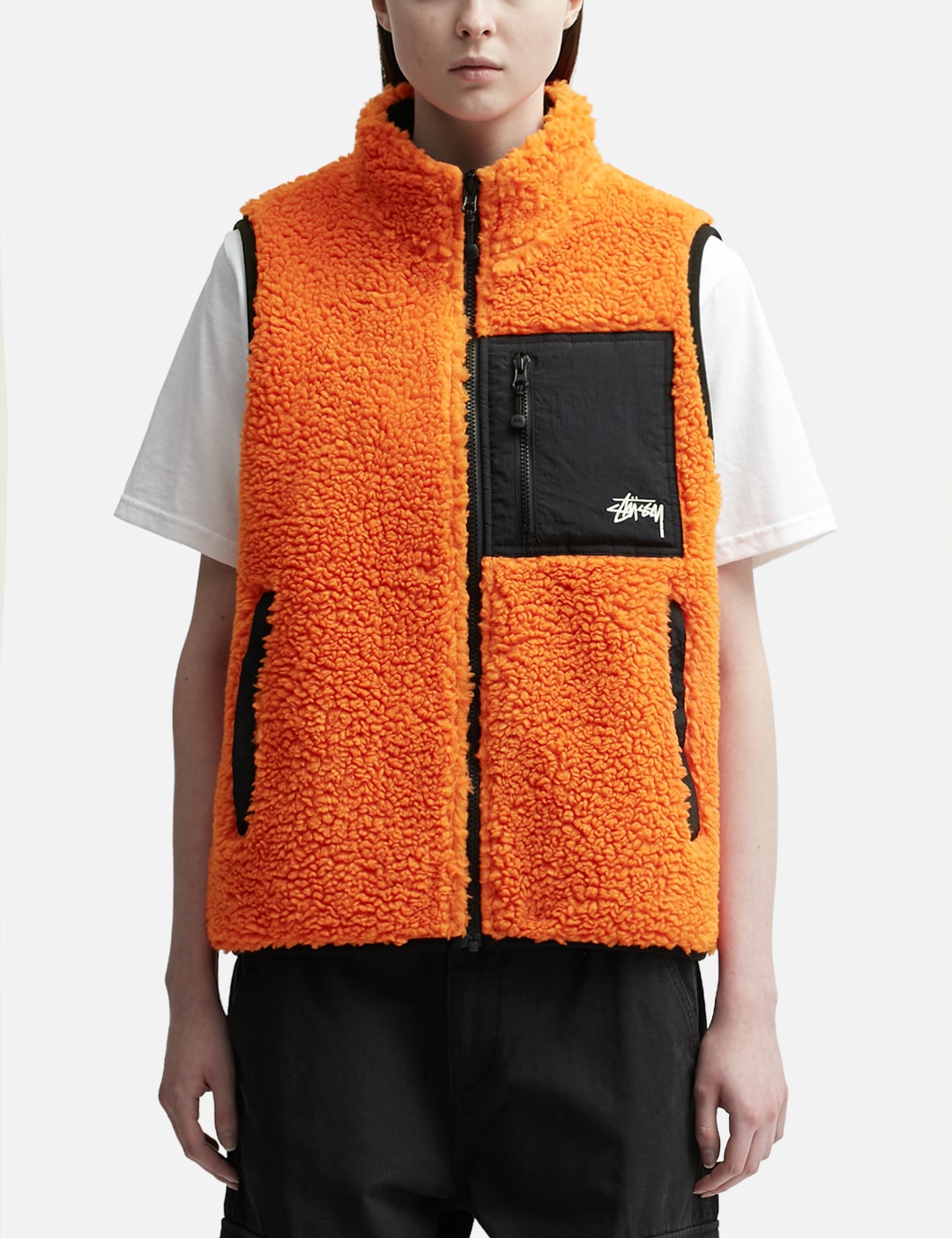 Stüssy - Sherpa Reversible Vest | HBX