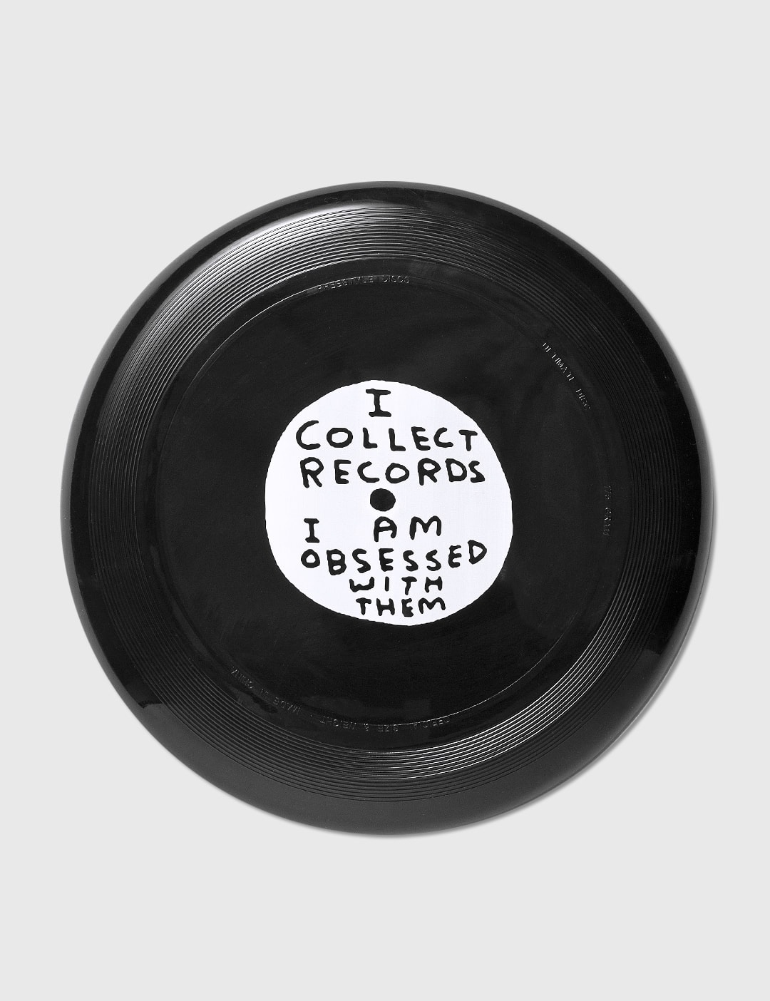 David Shrigley - I Collect Records Frisbee | HBX - HYPEBEAST 為您搜羅全球潮流時尚品牌