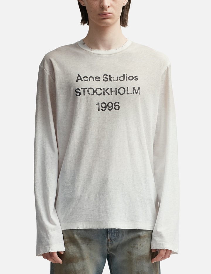 Acne Studios - Logo Long Sleeve T-Shirt | HBX