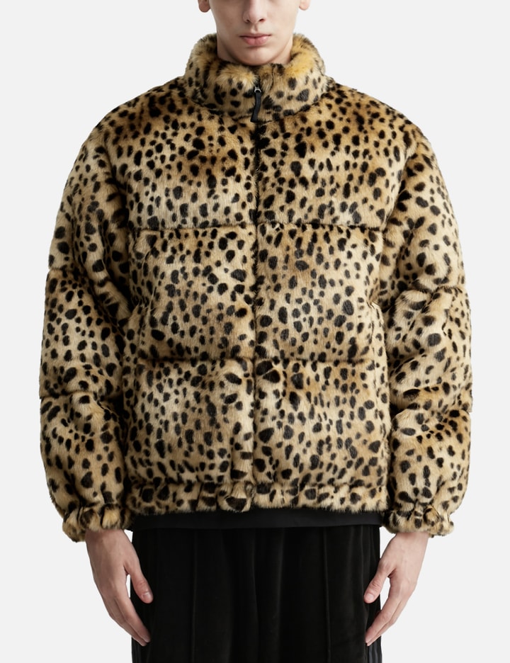 Wacko Maria Nanga X Wacko Maria Leopard Fur Down Jacket - 日本製豹紋人造毛外層，90 ...