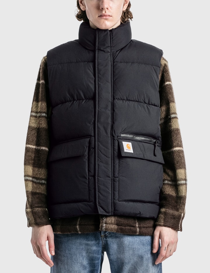 Carhartt Black Nylon Milton Vest | ModeSens